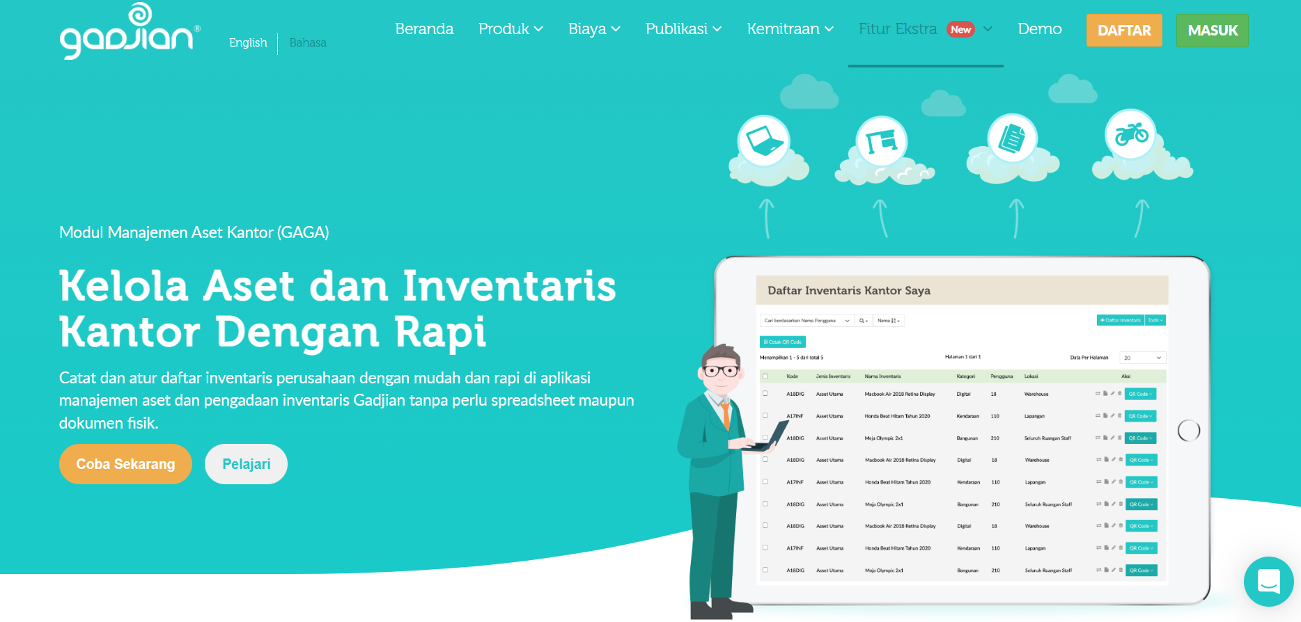 Cara Mudah Membuat Daftar Inventaris Kantor Excel dengan Template dan Manual - Blog Gadjian