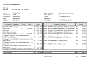 Contoh Slip Gaji di Excel, Word dan Aplikasi Gadjian - Blog Gadjian